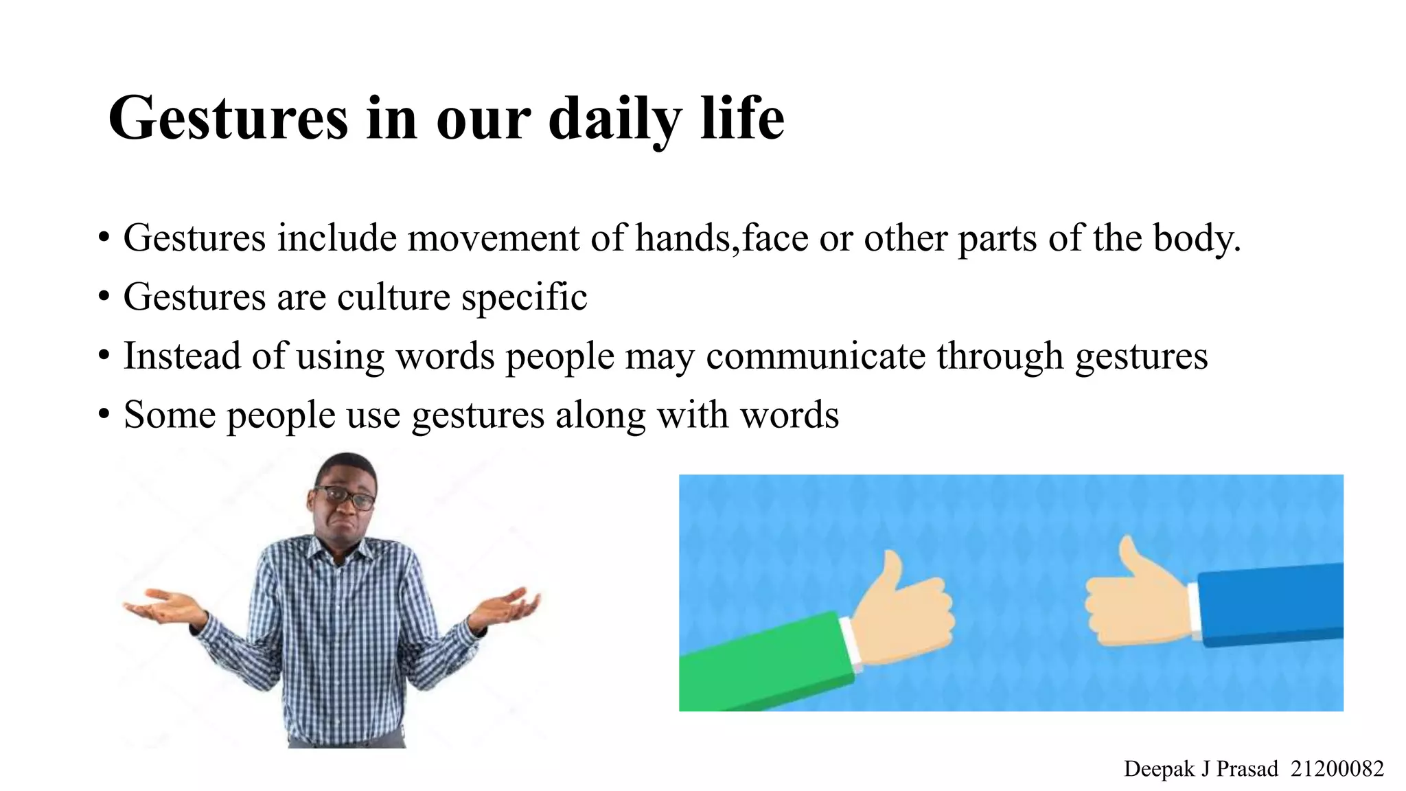 Gestures and emojis | PPTX