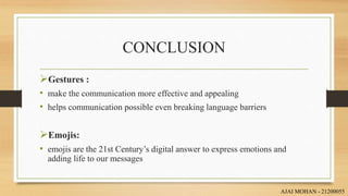 Gestures and emojis | PPTX
