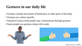 Gestures and emojis | PPTX
