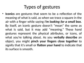 Gestures and sign language for language studies | PPTX