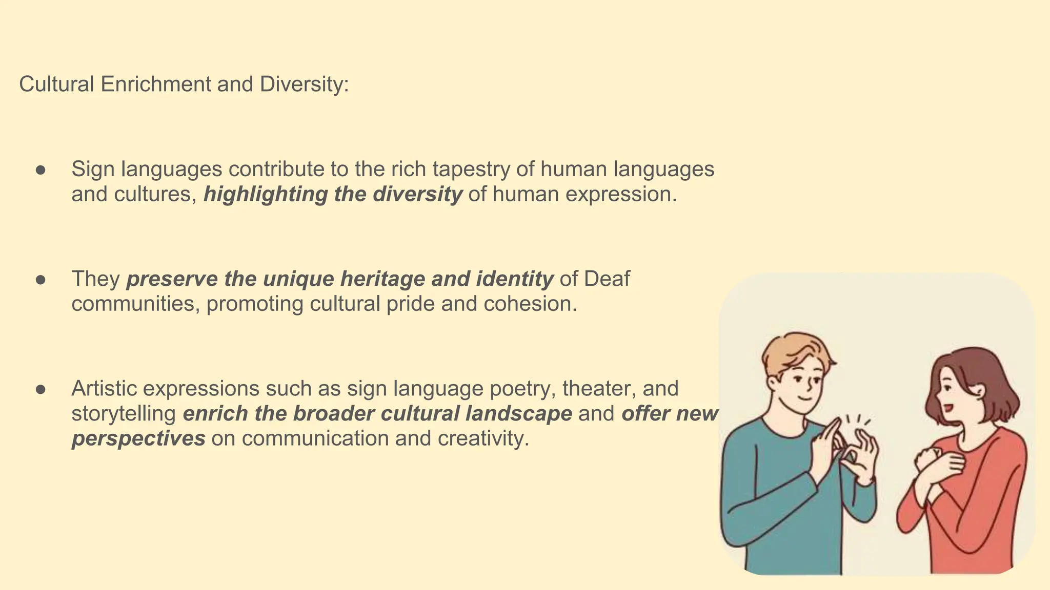Gestures to Speech- A presentation that talks about sign languages and ...