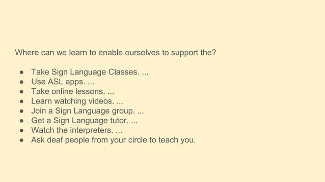 Gestures to Speech- A presentation that talks about sign languages and ...