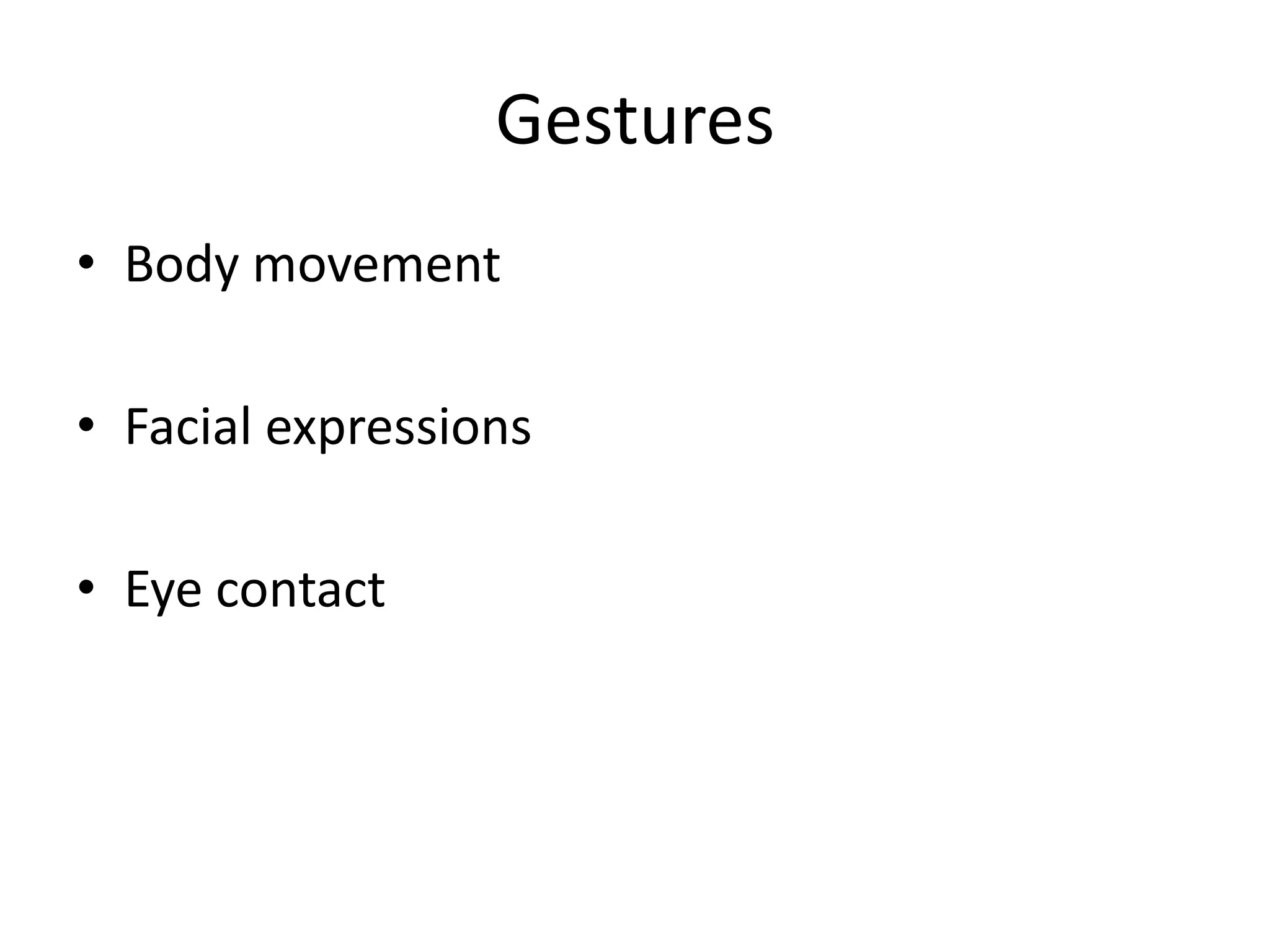 Gestures your body speaks | PPTX