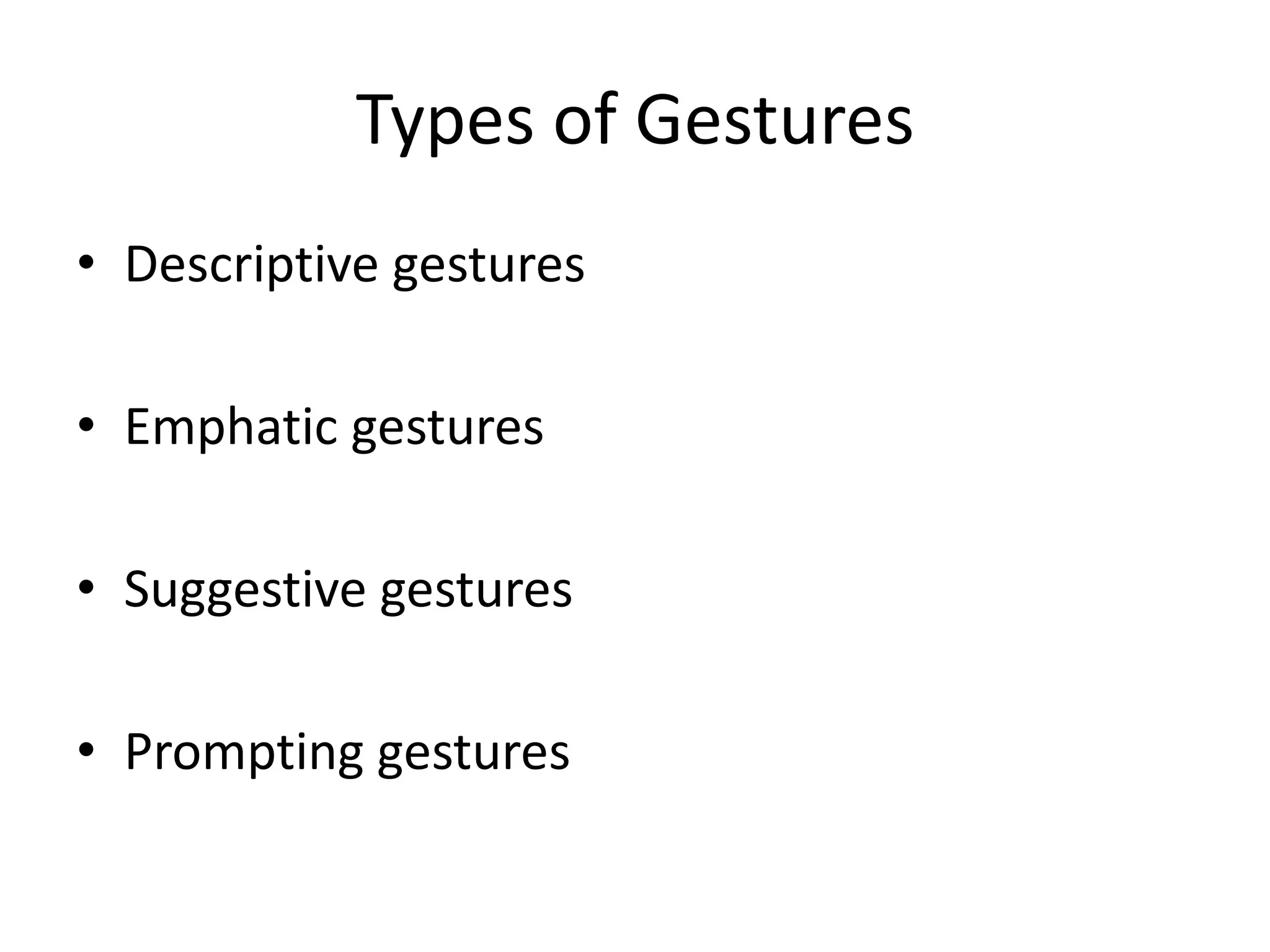 Gestures your body speaks | PPTX