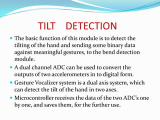 Gesture vocalizer | PPTX