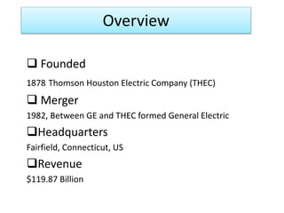 Ge’s two decade transformation | PPT