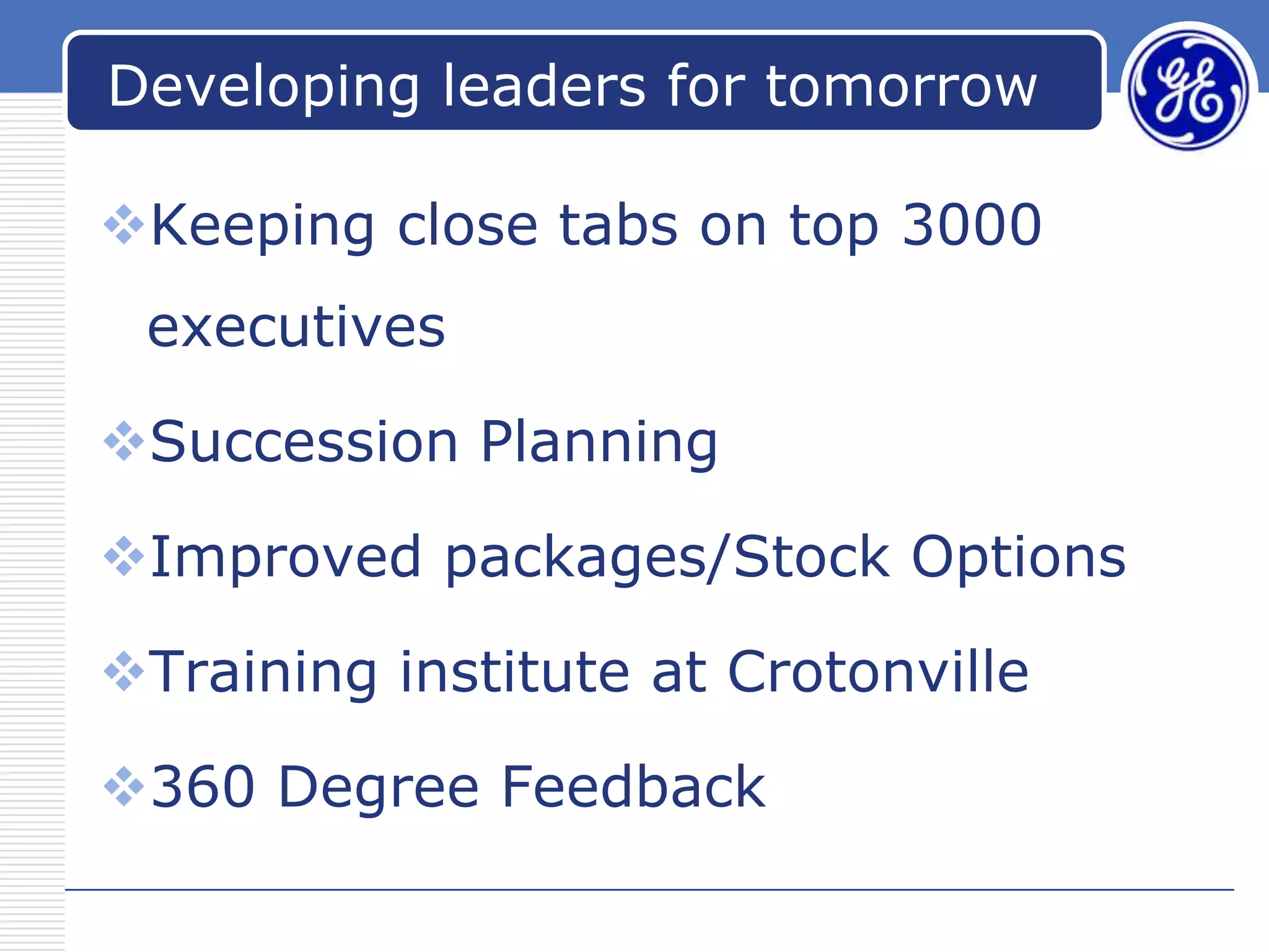 Jack Welch: GE's Two Decade Of Transformation | PPTX