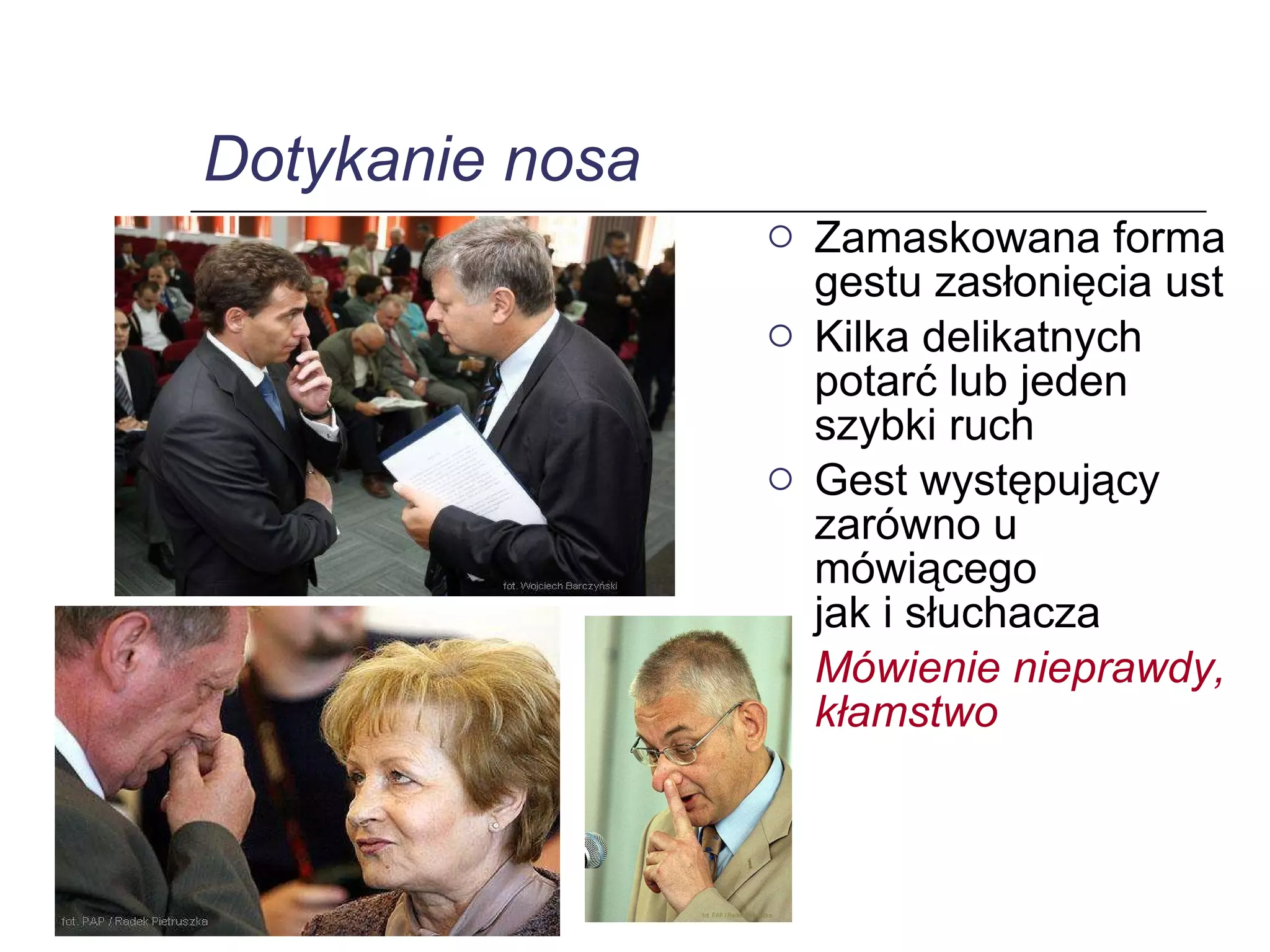 Gesty obok słów - mowa ciała dla bibliotekarzy | PPT