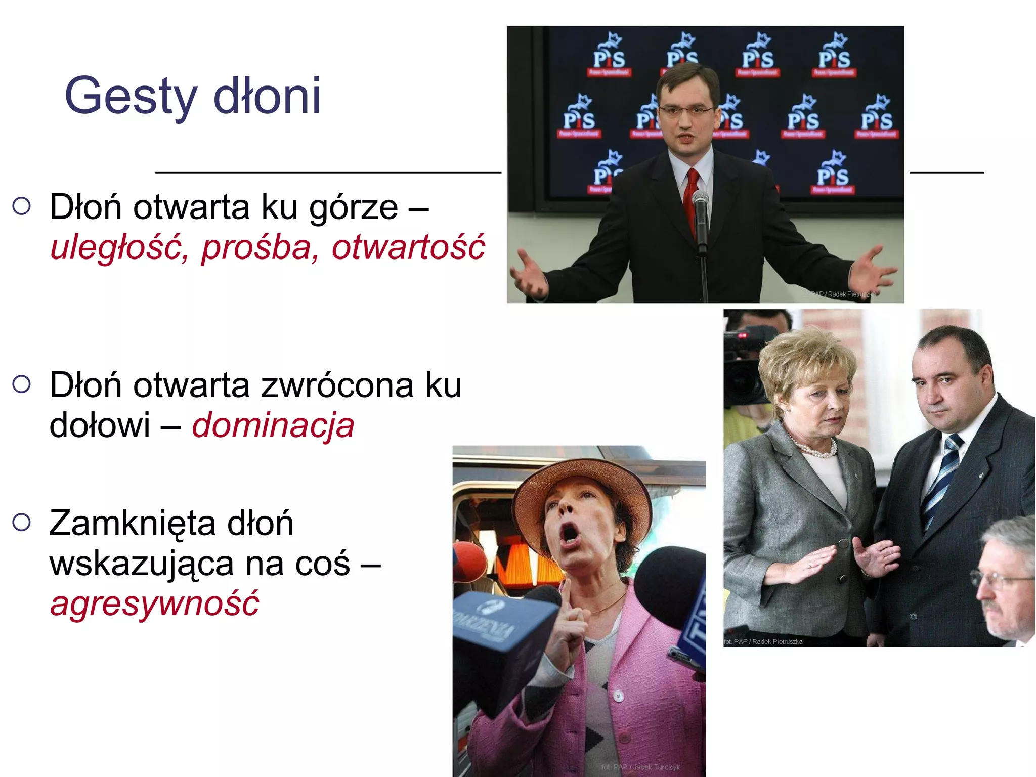 Gesty obok słów - mowa ciała dla bibliotekarzy | PPT