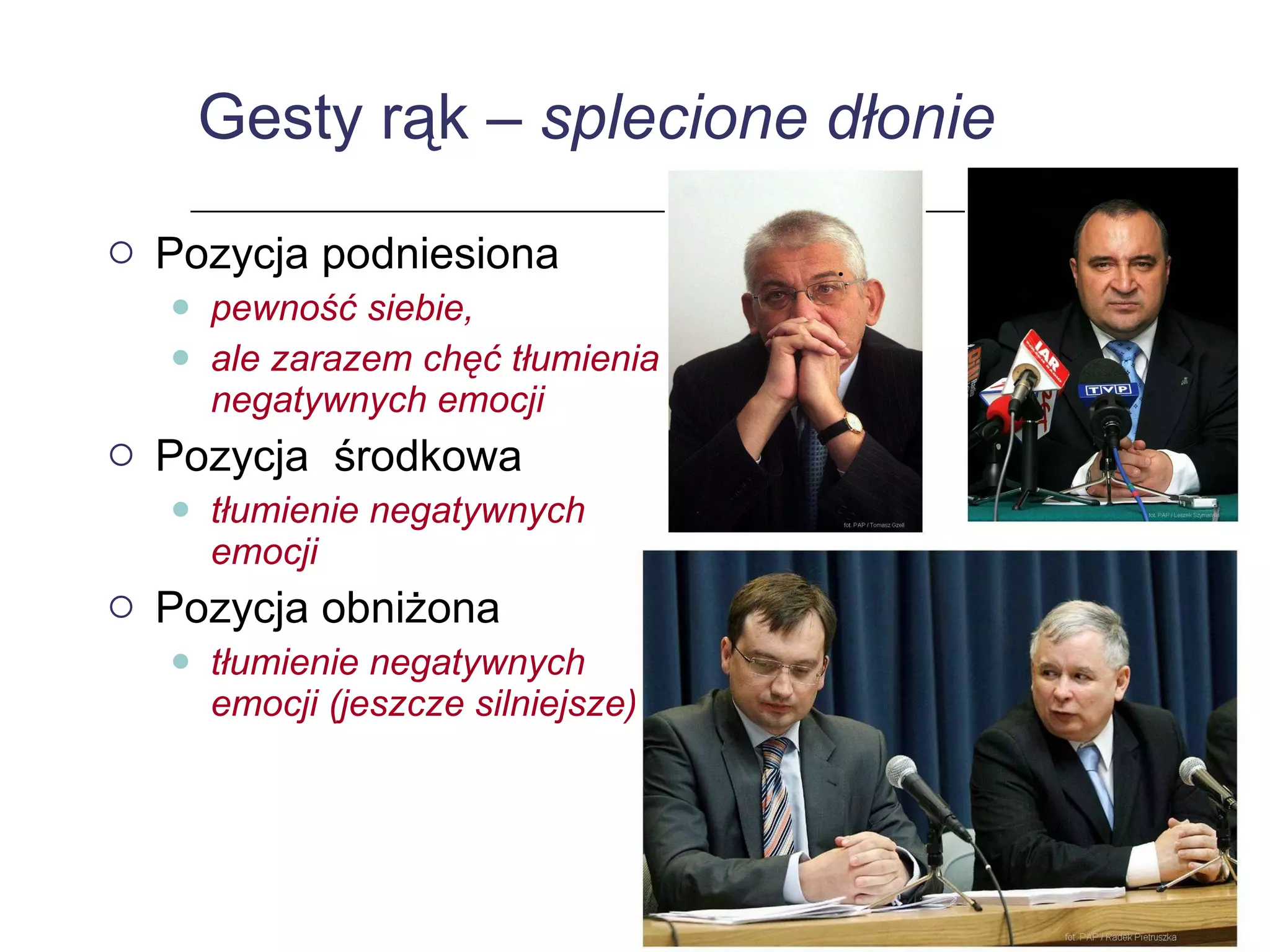 Gesty obok słów - mowa ciała dla bibliotekarzy | PPT