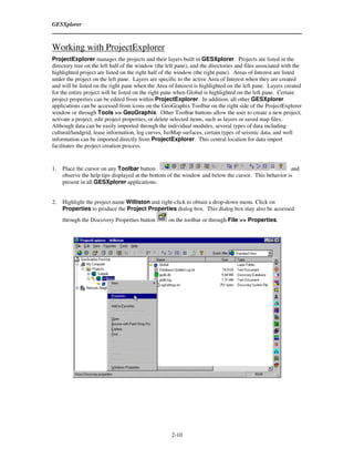 Gesx chapter02 creating a project | PDF