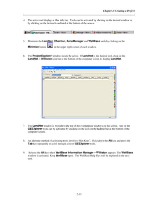 Gesx chapter02 creating a project | PDF