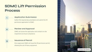 Get Hassle-Free Lift Permission from SDMC with Shuttlesky | PPT