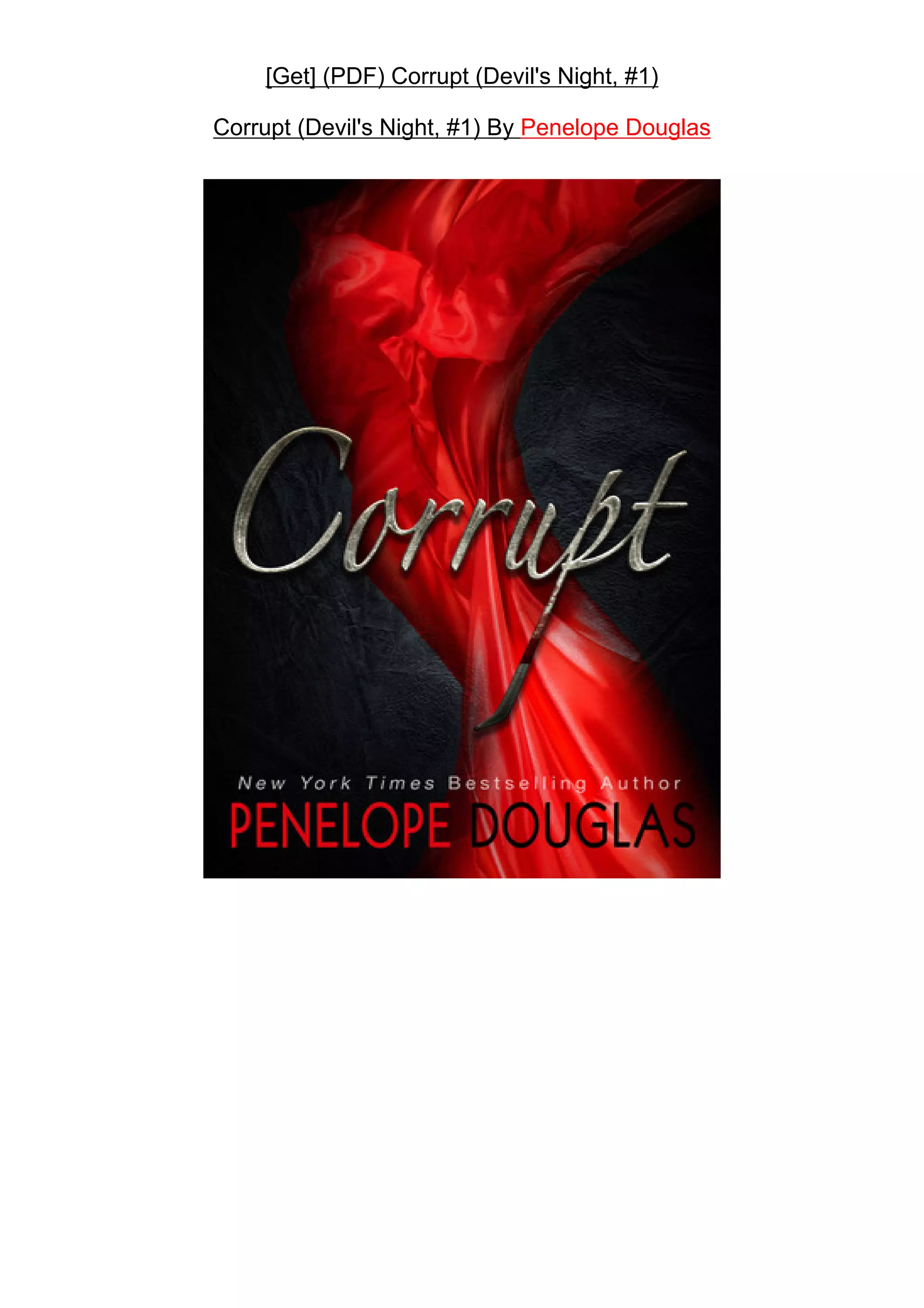 [Get] (PDF) Corrupt (Devil's Night, #1) | PDF