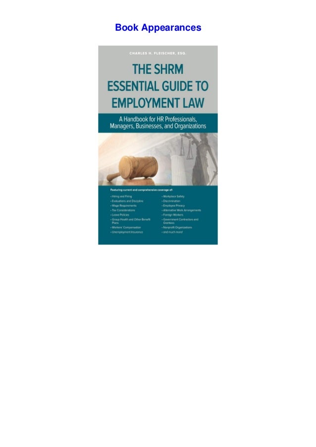 *Get_pdf* SHRM Essential Guide to Employment Law (Full_Online) *Get_pdf* SHRM Essential Guide to Employment Law (Full_Online)