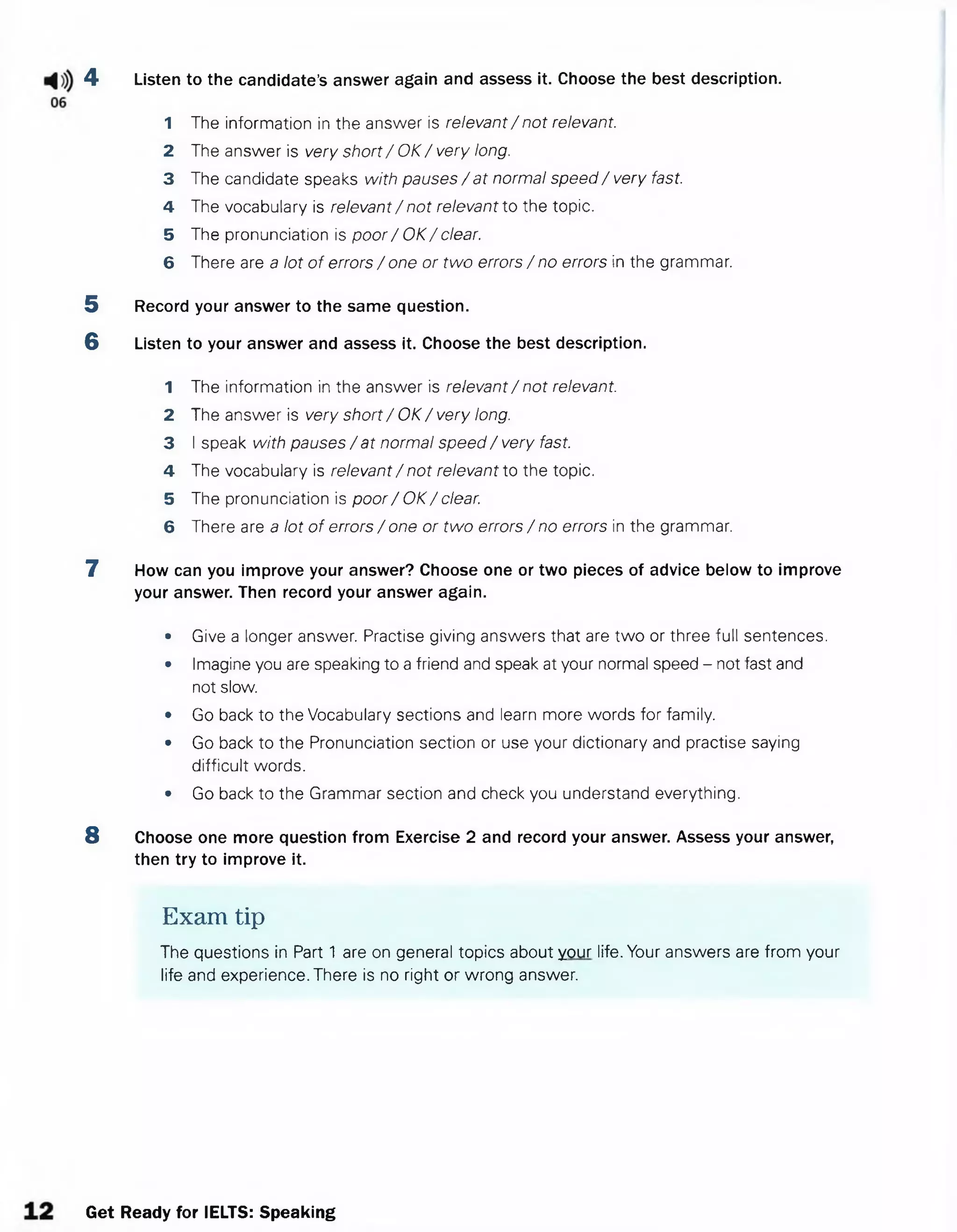 Get ready-for-ielts-speaking-pre-intermediate | PDF