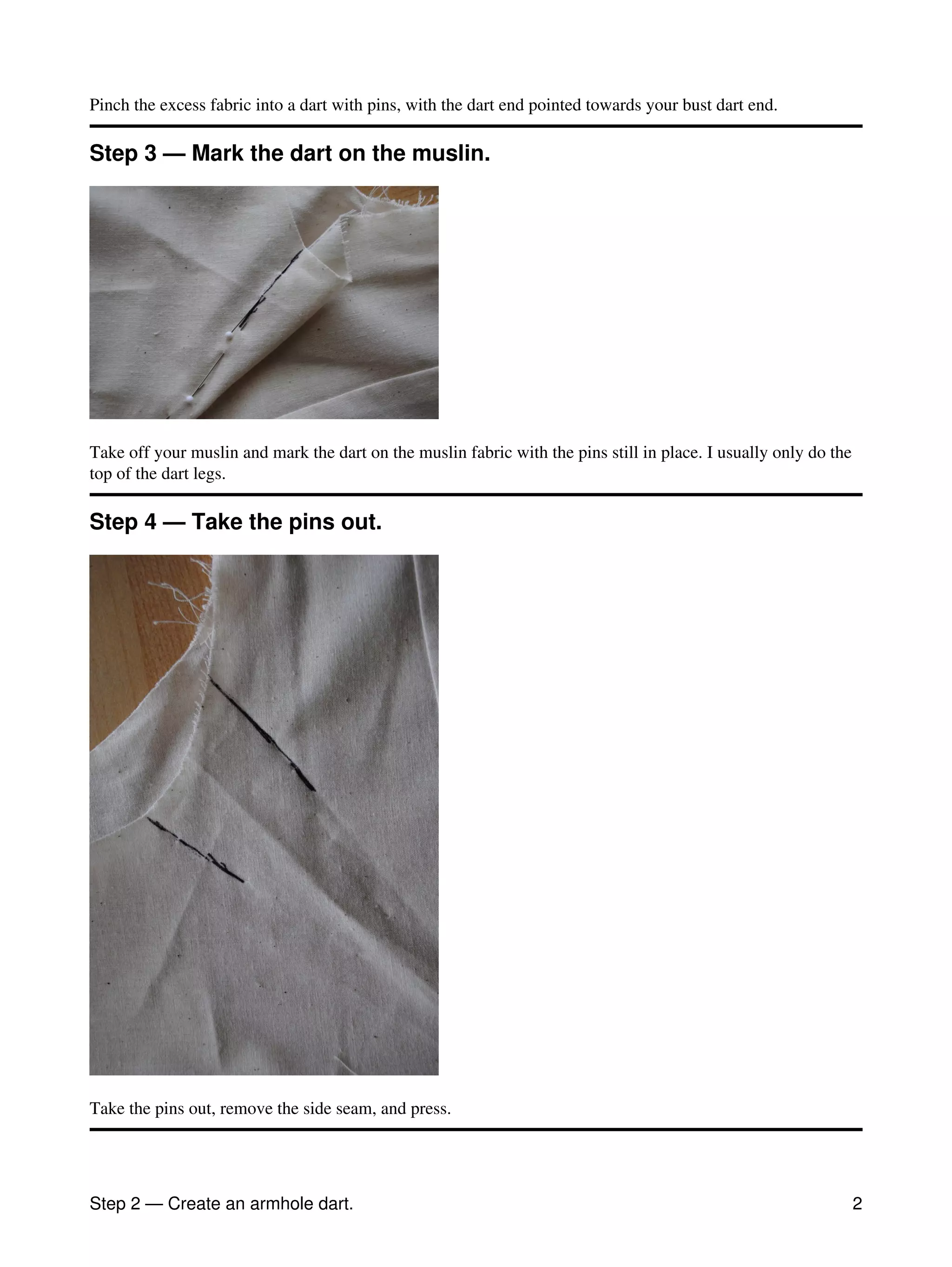 Get rid-of-a-gaping-armhole original | PDF | Needlework | Arts and Crafts