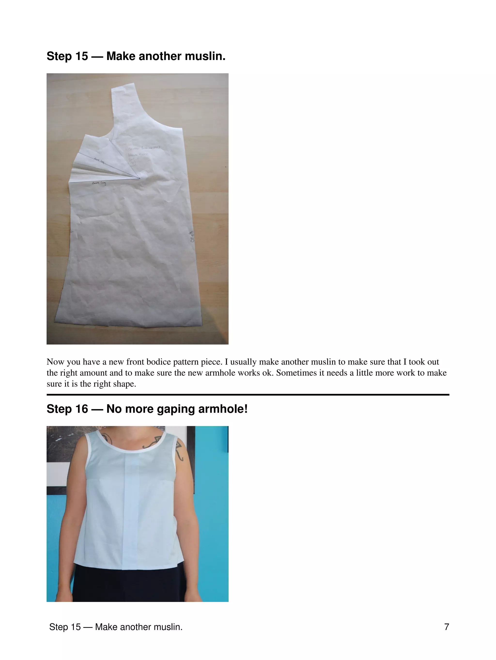 Get rid-of-a-gaping-armhole original | PDF | Needlework | Arts and Crafts
