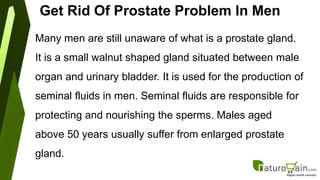 Get Rid Of Prostate Problem In Men And Improve Health | PDF