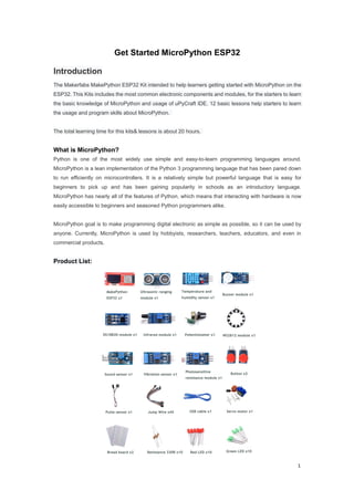 Get Started with MicroPython ESP32 | PDF