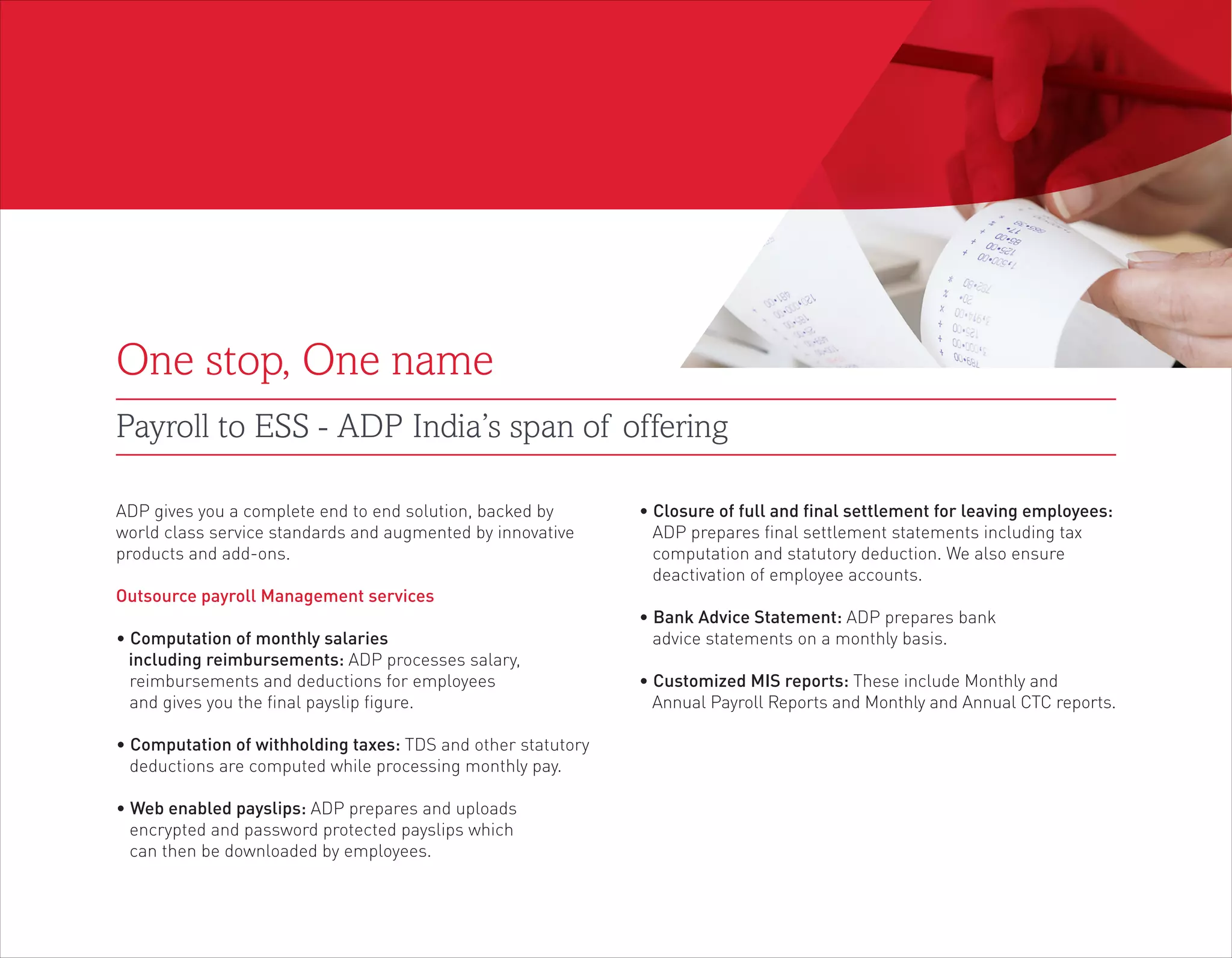 ADP - Payroll Outsourcing Benefits | PPT