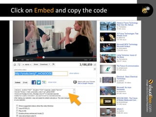 Get YoutTube Video in your PowerPoint! (shared using VisualBee) | PPT