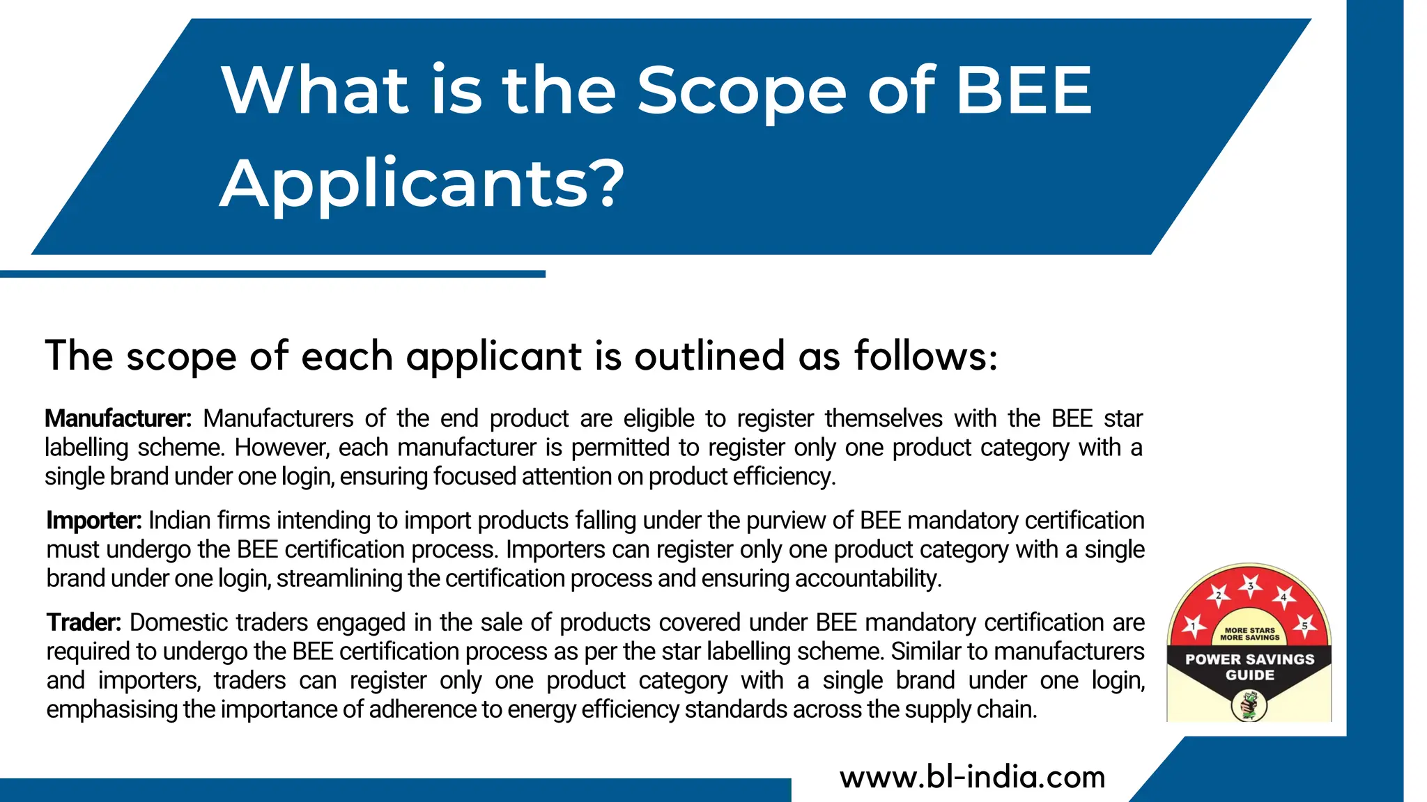 BEE Certification - Star Rating | Best Consultant in India | PPT