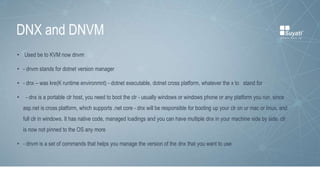 Get acquainted with the new ASP.Net 5 | PPT