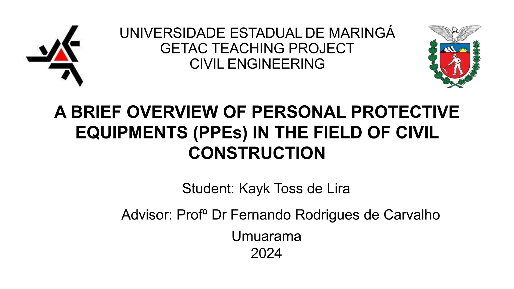 Brief Overviview of Personal Protective Equipments (PPEs) in the Field ...