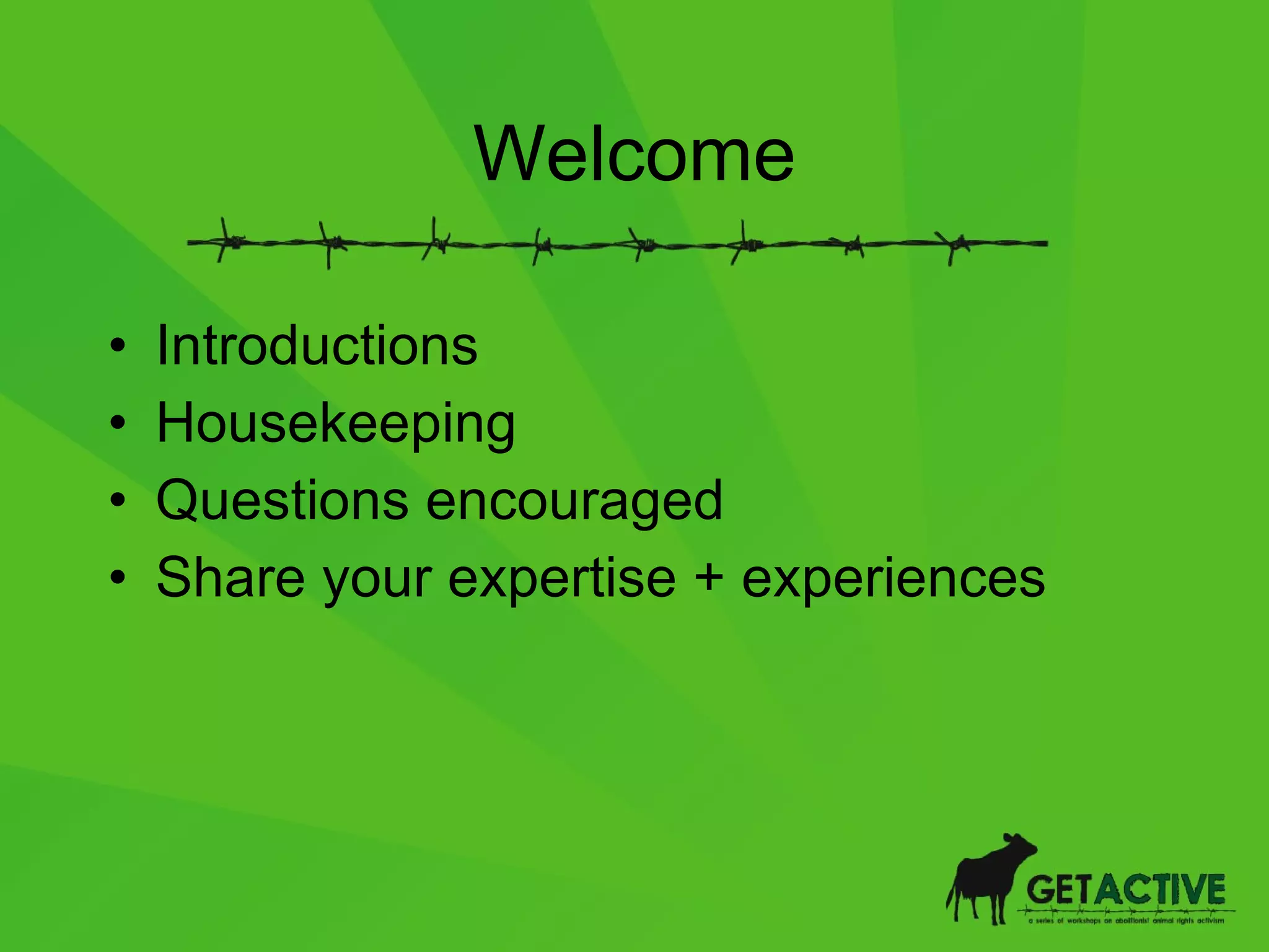 Get Active Workshop Introduction | PPT