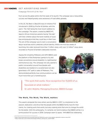 Get Advertising Smart - BBDO Network of the Year | PDF