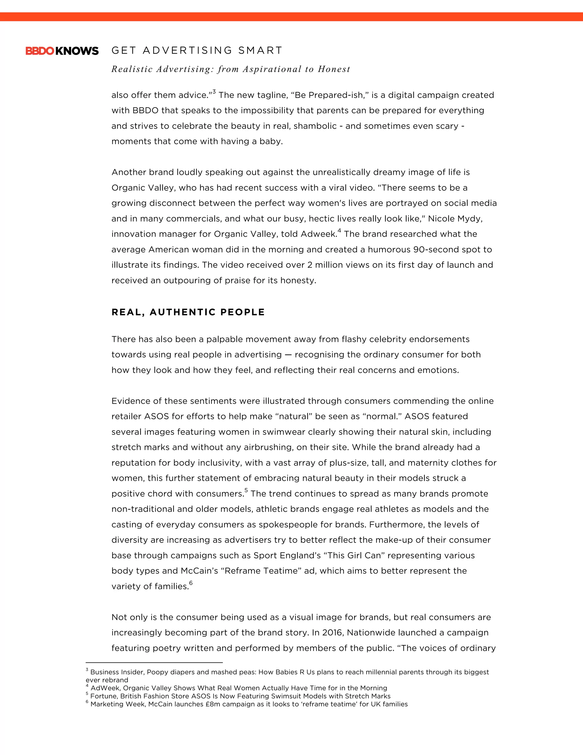 Get Advertising Smart - Realistic Advertising: Aspirational to Honest | PDF