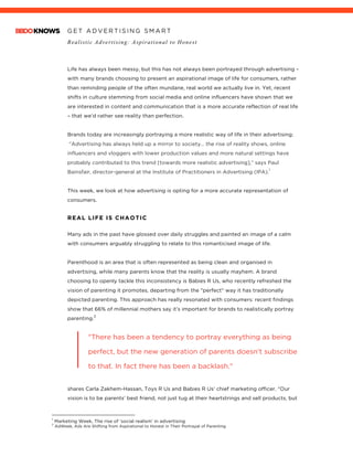 Get Advertising Smart - Realistic Advertising: Aspirational to Honest | PDF