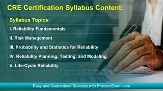 Get All Information About ASQ Certified Reliability Engineer (CRE ...