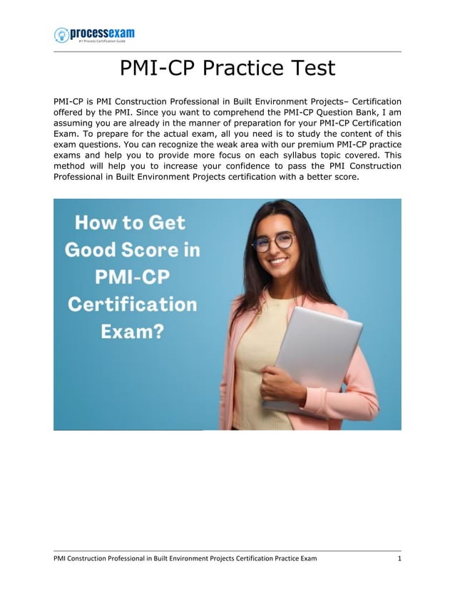 Get An Attractive Score in PMI-CP Certification Exam.pdf | Civil ...