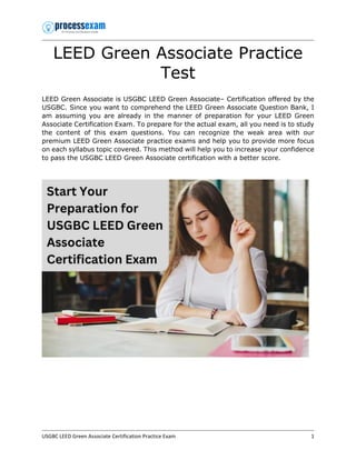 Get An Attractive Score in USGBC LEED Green Associate Certification ...