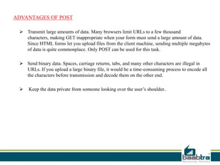 Get and post methods | PPTX