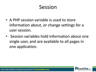Get and post,session and cookie | PPT