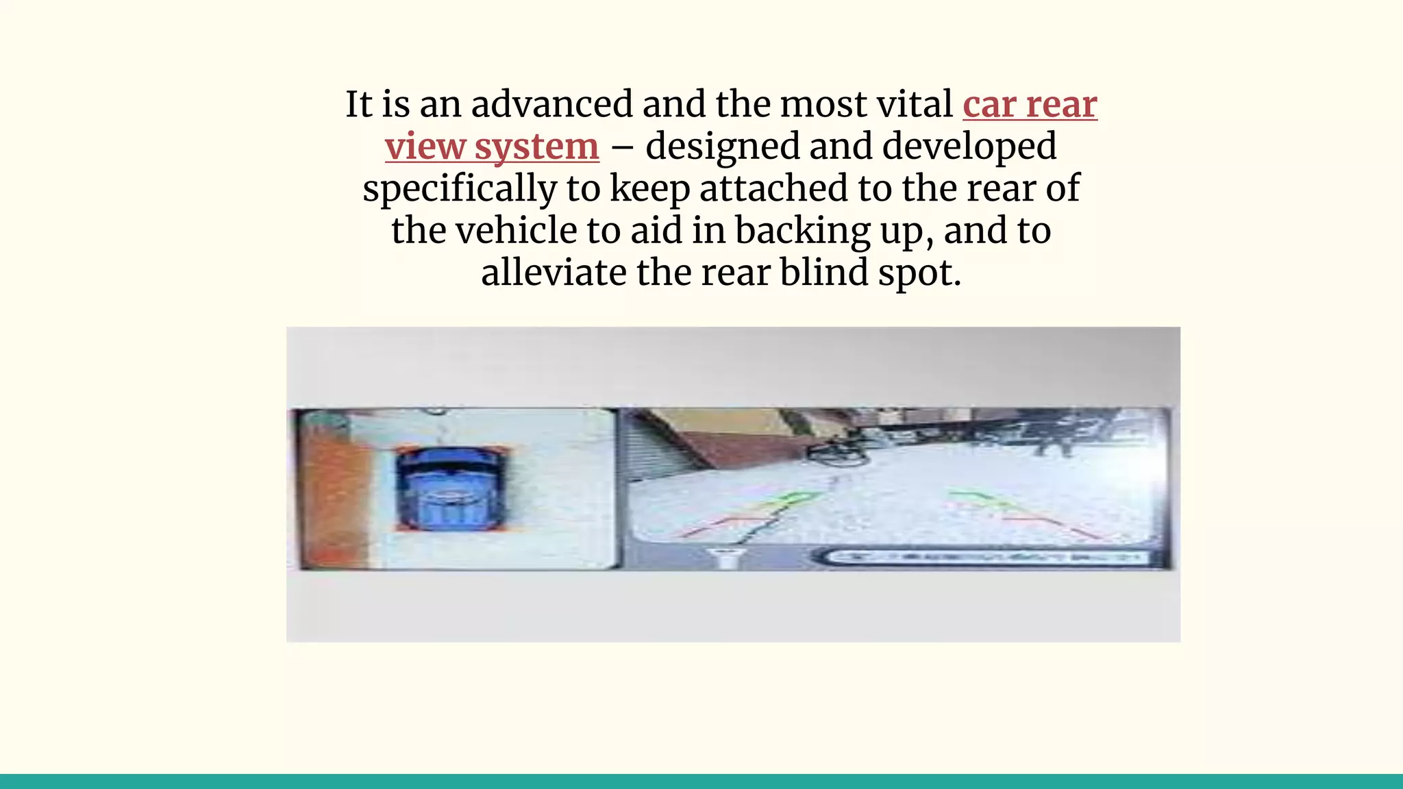 Get an Exclusive Range of Car Rear View System | PPT