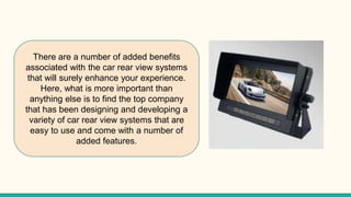 Get an Exclusive Range of Car Rear View System | PPT