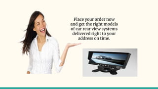 Get an Exclusive Range of Car Rear View System | PPT