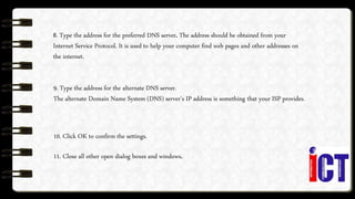 Assigning A Satic IP Address | PPT