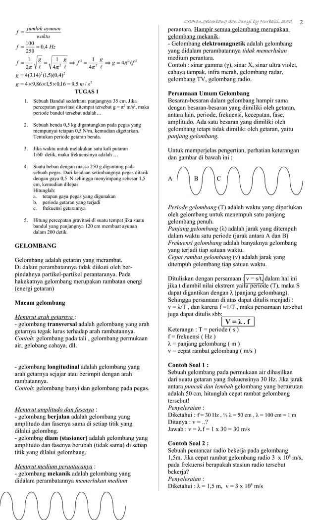 Getaran gelombang-bunyi | PDF