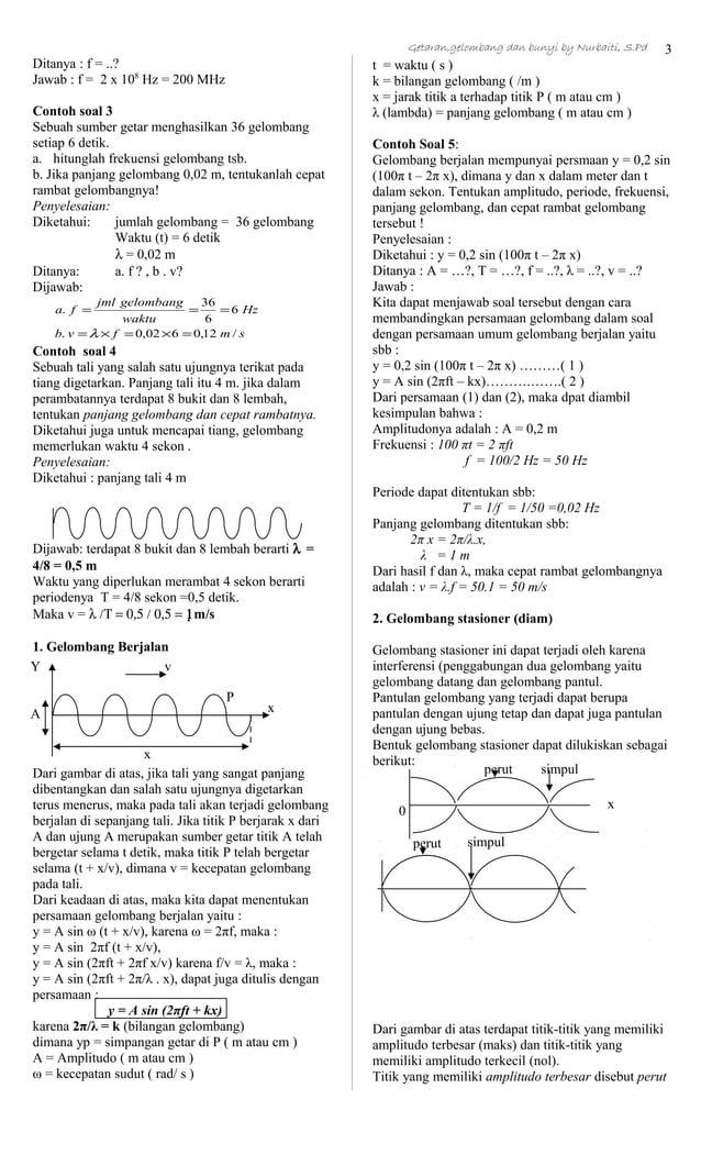 Getaran gelombang-bunyi | PDF
