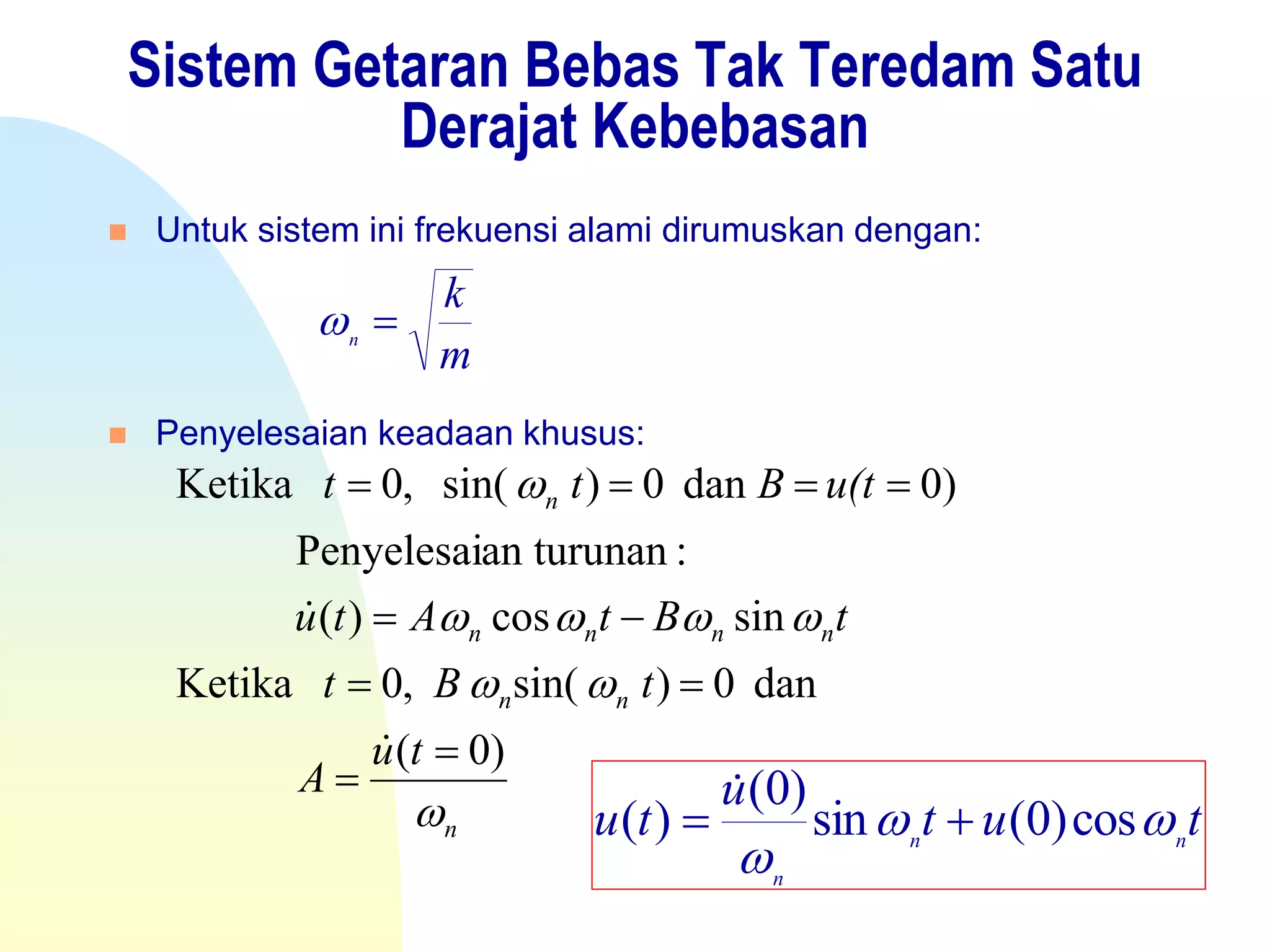 Getaran mekanik 7 | PDF