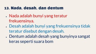 Getaran dan gelombang (Bunyi) | PPTX