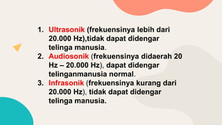 Getaran dan gelombang (Bunyi) | PPTX