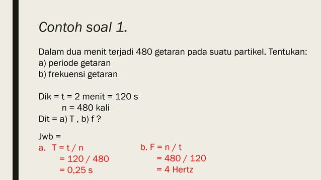 Getaran dan gelombang Materi IPA SMP Kelas 8 | PPTX