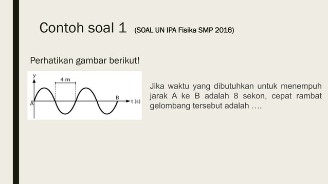 Getaran dan gelombang Materi IPA SMP Kelas 8 | PPTX
