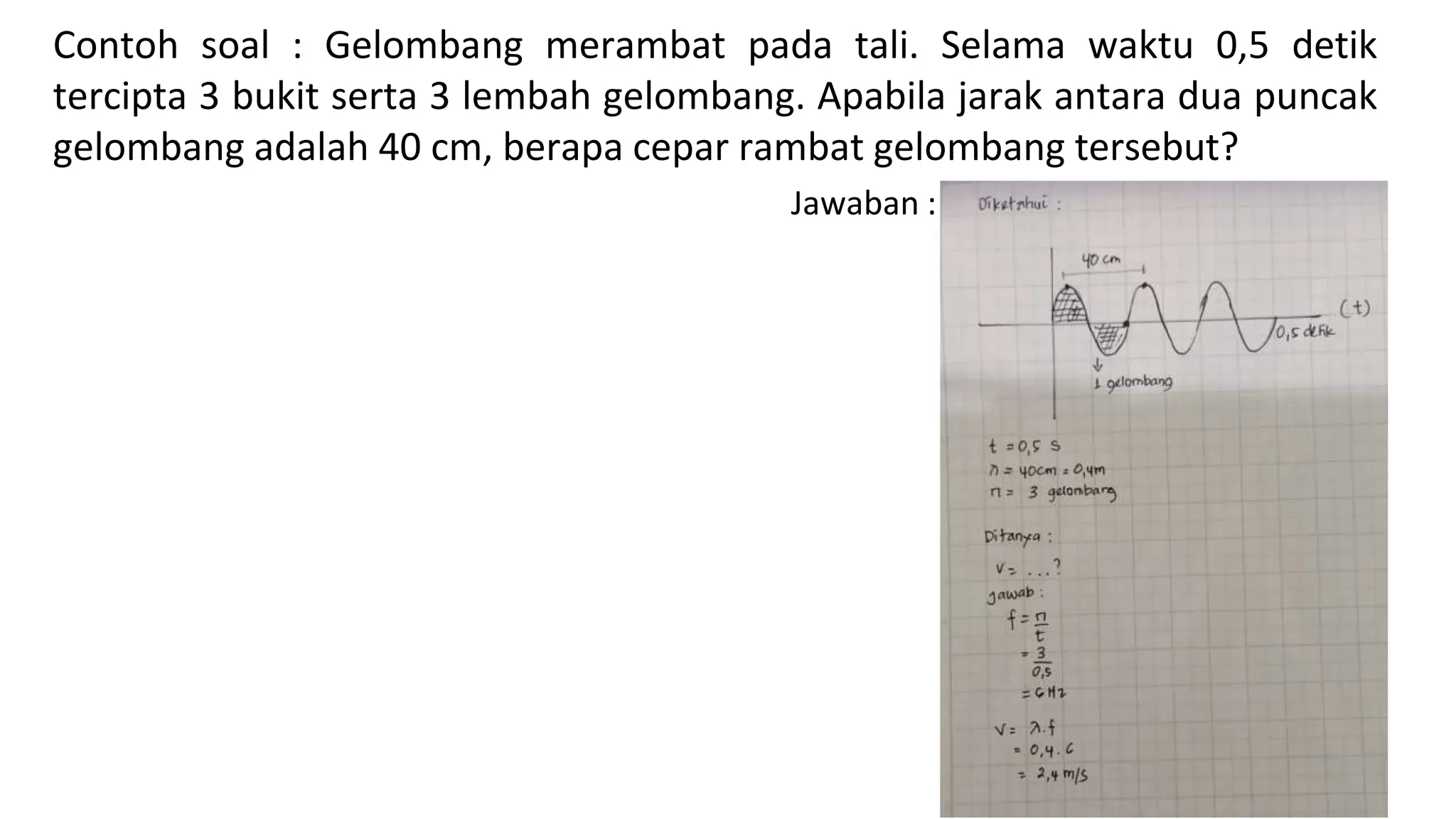 GETARAN, GELOMBANG DAN BUNYI POWERPOINT FIX | PPT